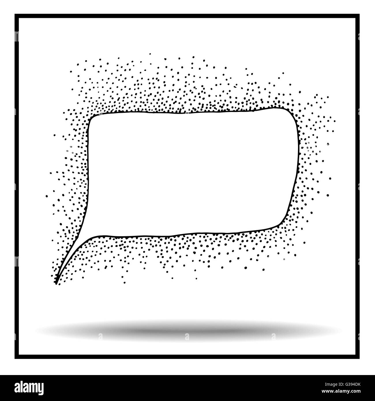 Bubble icon sketch Stock Vector Image & Art - Alamy