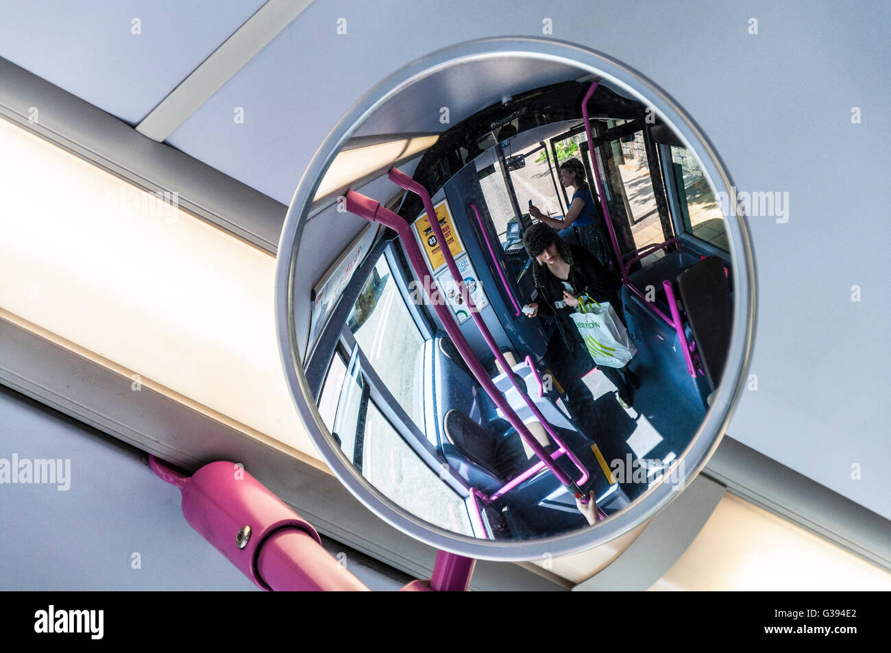 Bus mirror hi-res stock photography and images - Alamy