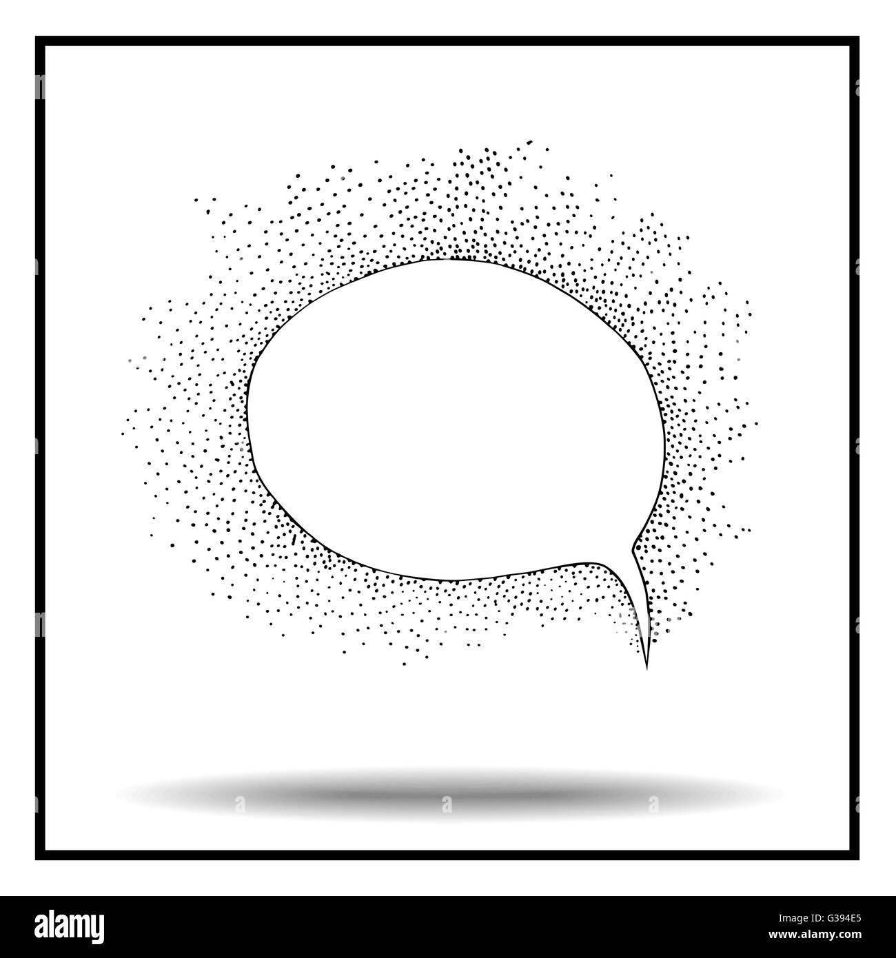 Bubble icon sketch Stock Vector Image & Art - Alamy