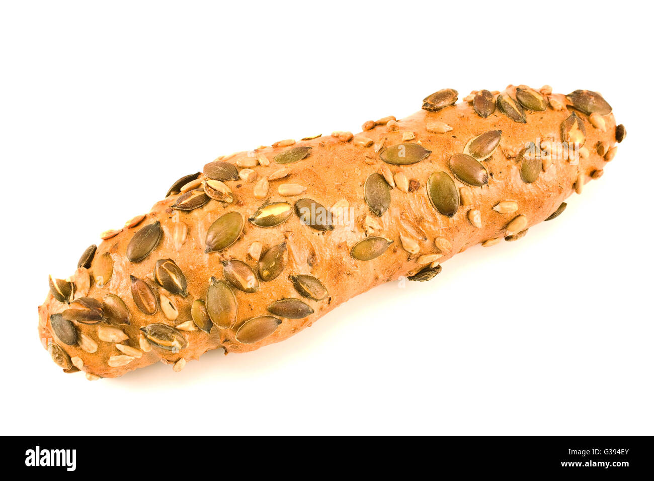 Integral roll isolated on white background Stock Photo - Alamy