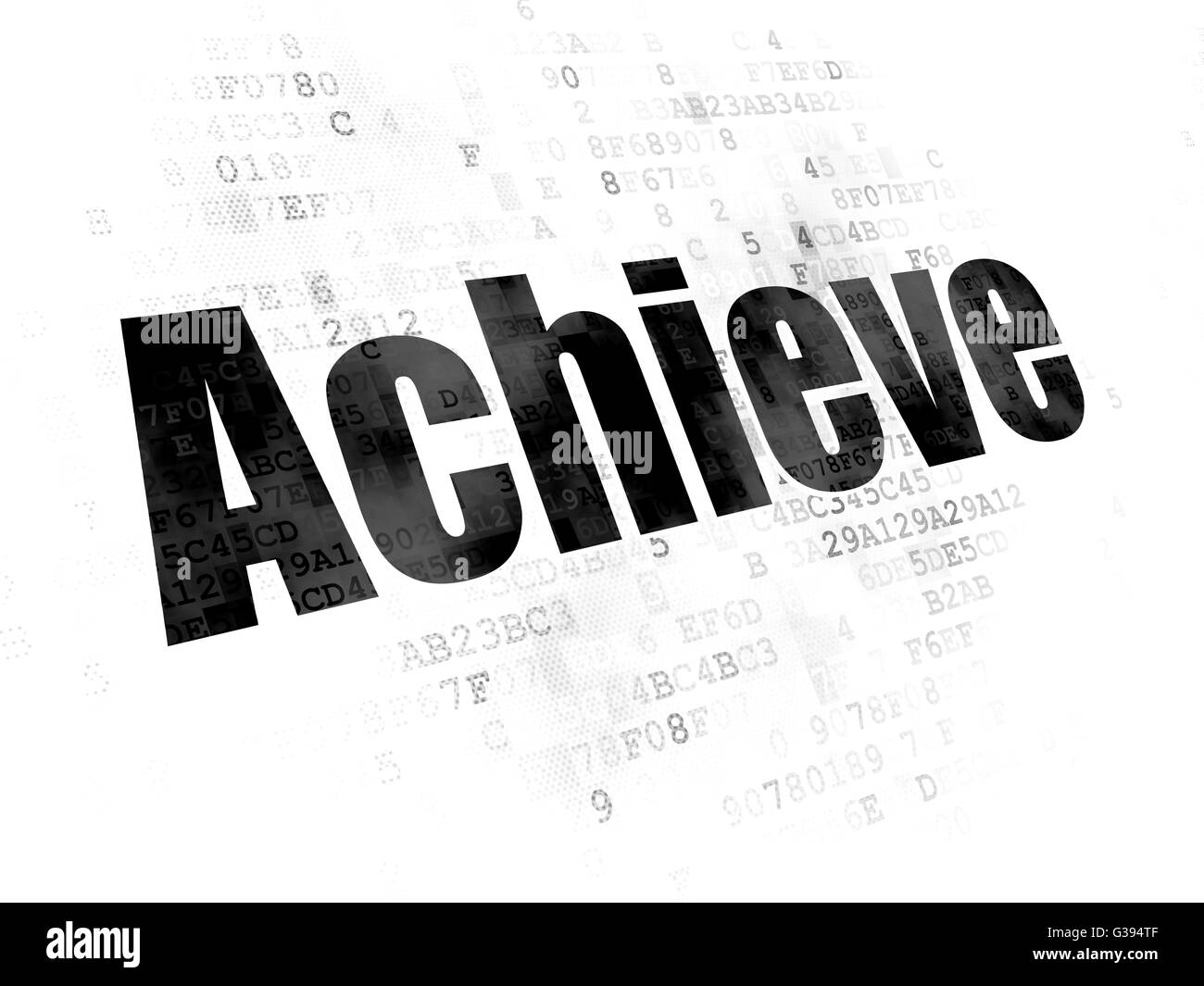Business concept: Achieve on Digital background Stock Photo - Alamy