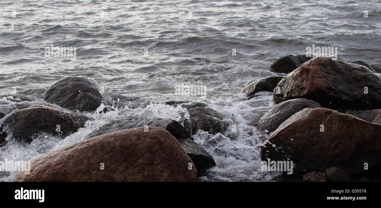 Stone and water Stock Photo - Alamy