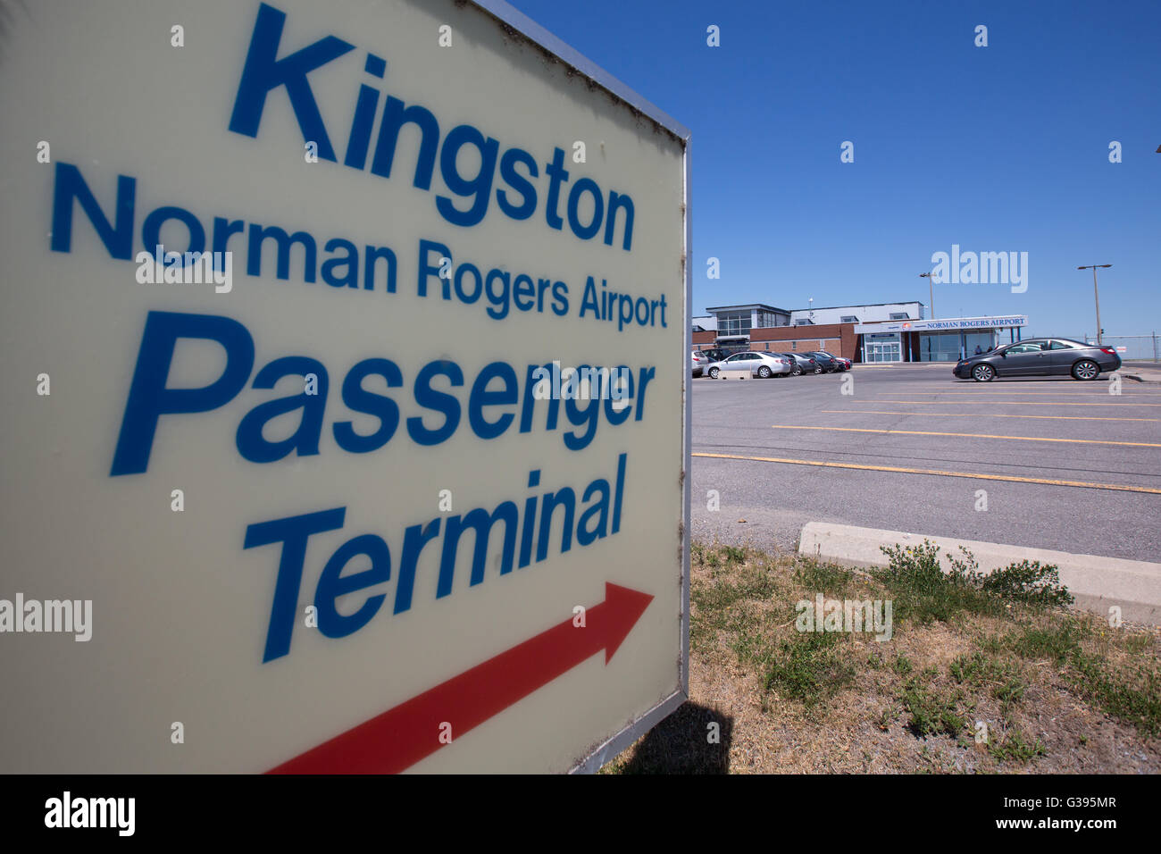 Kingston Norman Rogers Airport passenger terminal in Kingston Ont., on ...