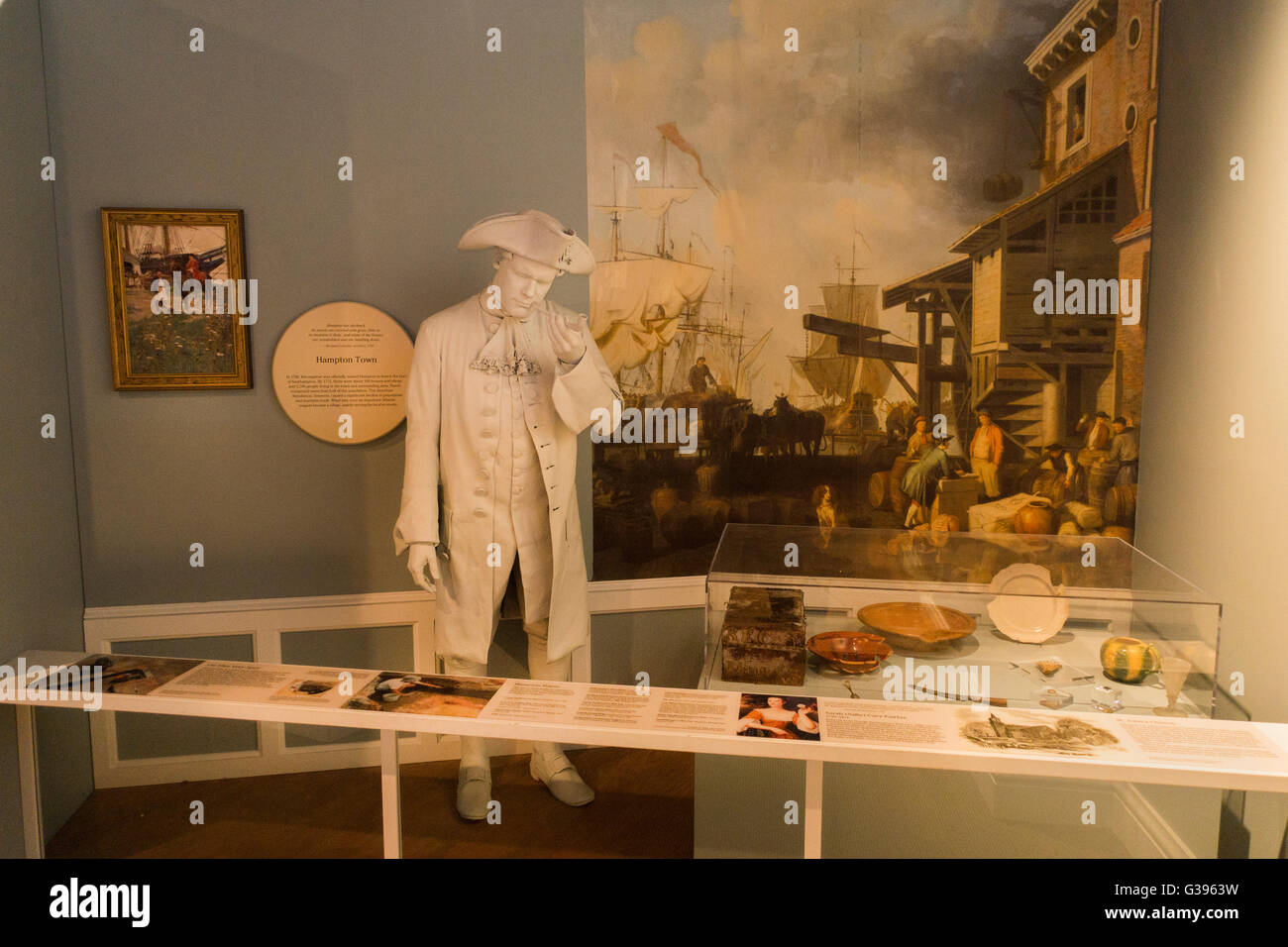 Hampton History museum and visitors center Virginia Stock Photo - Alamy
