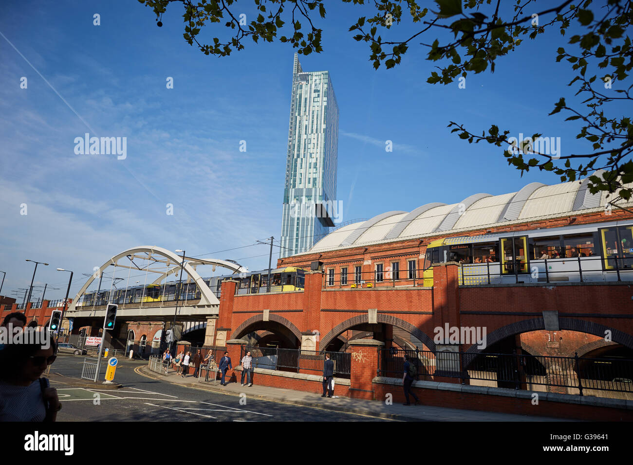 Deansgate rail station hi-res stock photography and images - Alamy