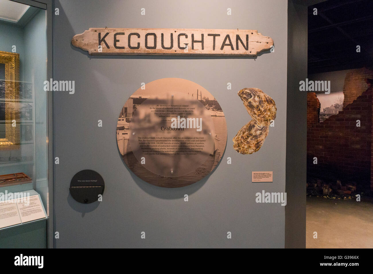 Hampton History museum and visitors center Virginia Stock Photo - Alamy