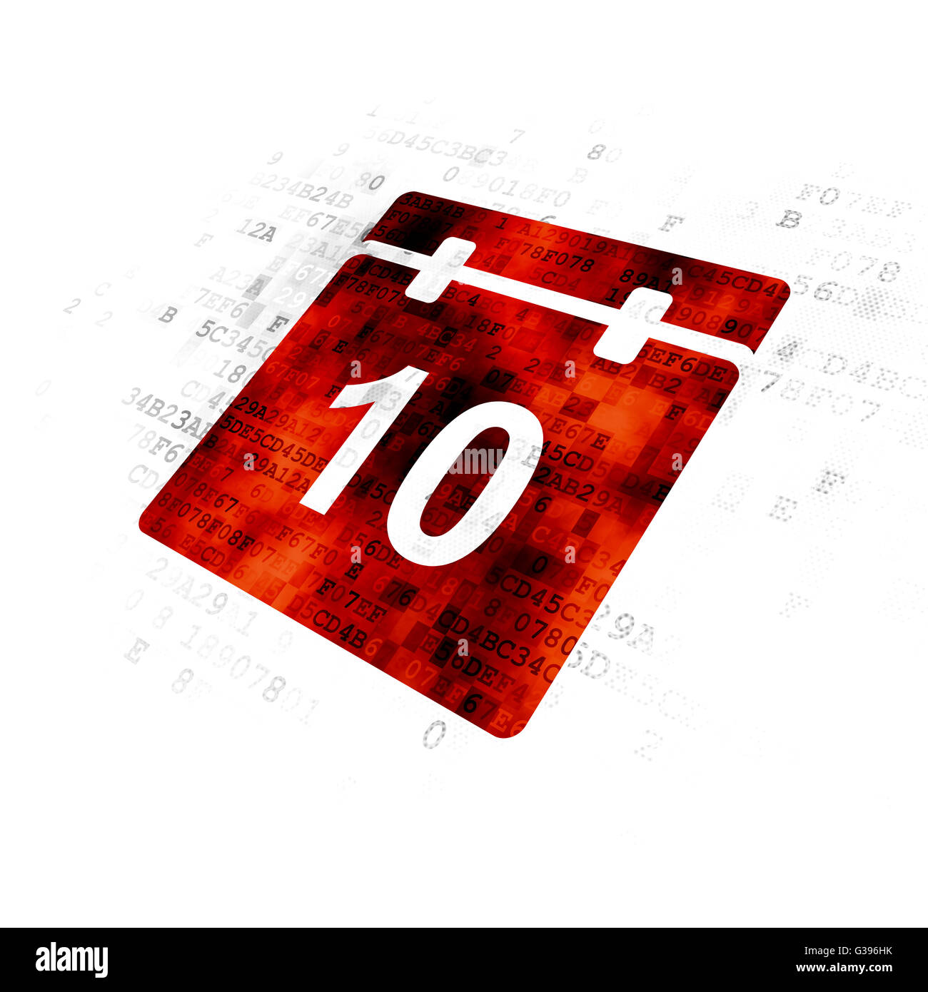 Timeline concept: Calendar on Digital background Stock Photo - Alamy