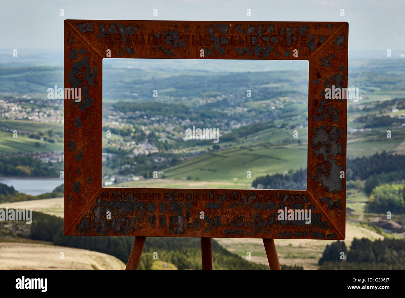 Holmfirth town centre Holme Valley, within the Metropolitan Borough of ...
