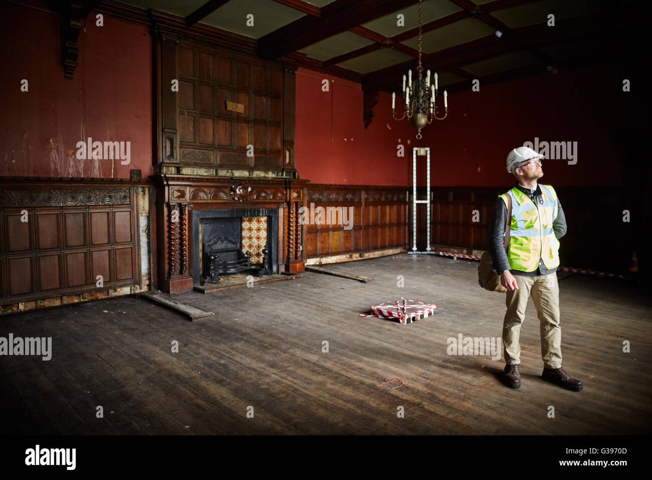Wythenshawe Hall fire damaged 16th-century medieval timber-framed ...