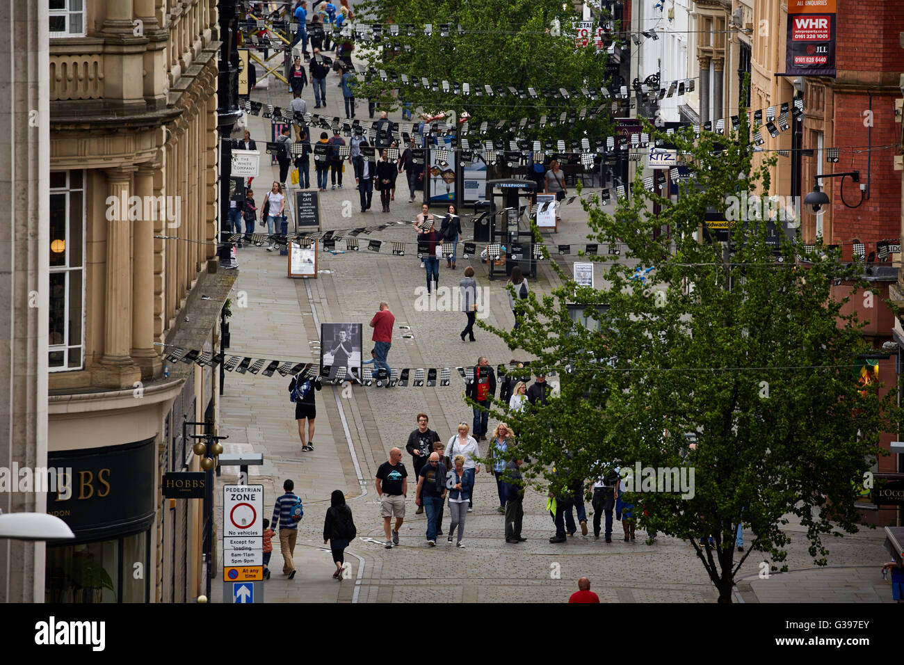 King Street Manchester busy shops King Street is one of the most ...
