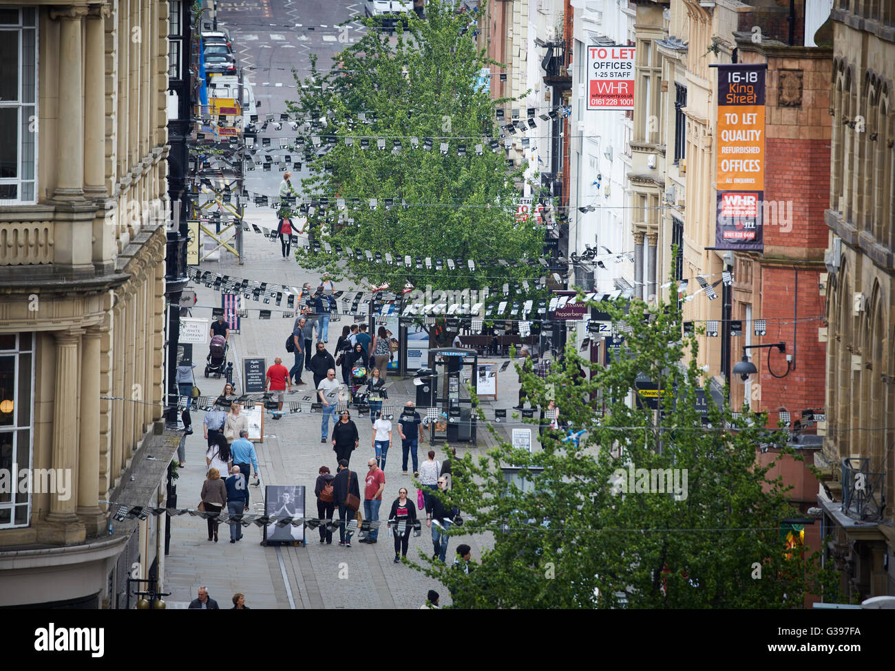King Street Manchester busy shops King Street is one of the most ...