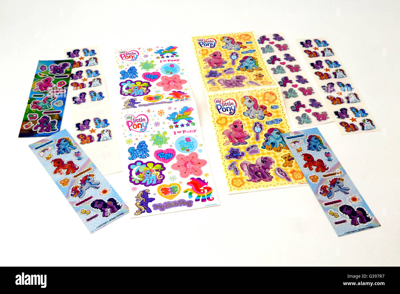 My Little Pony Sticker Collection Stock Photo - Alamy