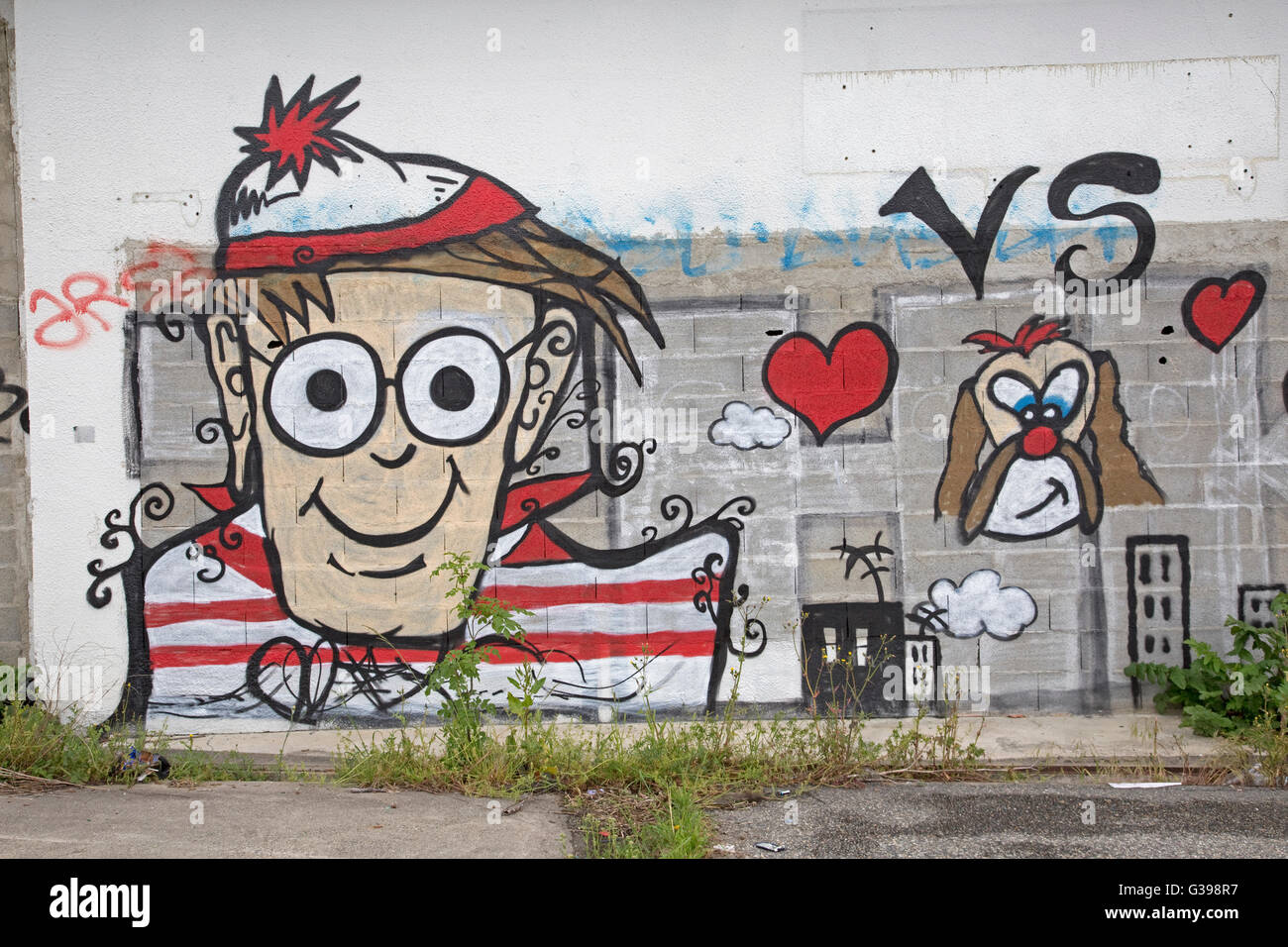 Crime graffiti hi-res stock photography and images - Alamy