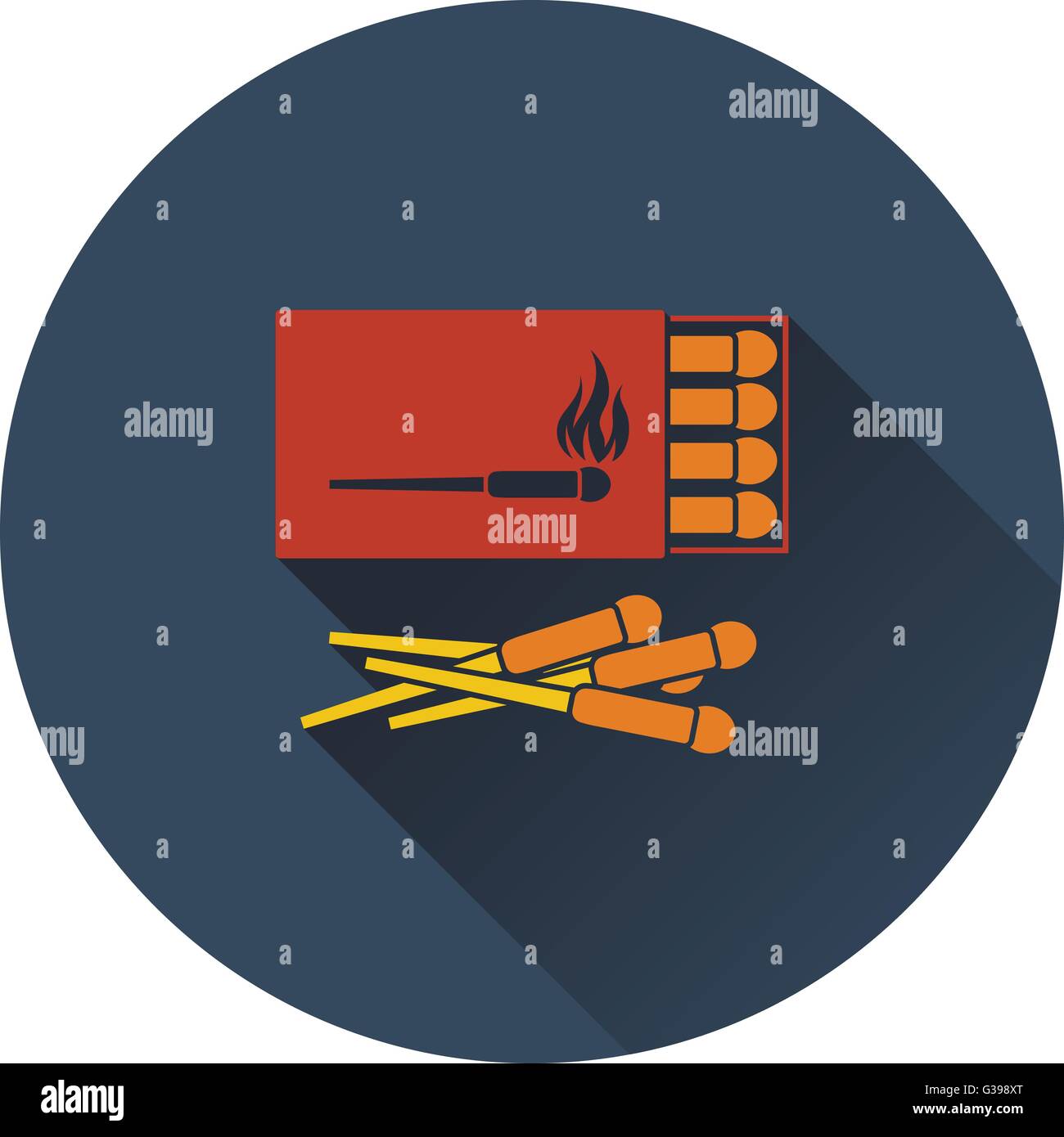 Paper matches box Stock Vector Images - Alamy