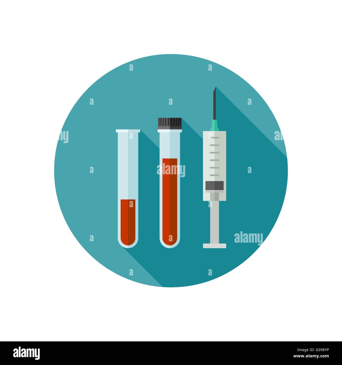 Isolated medical injection icon Stock Vector Images - Alamy
