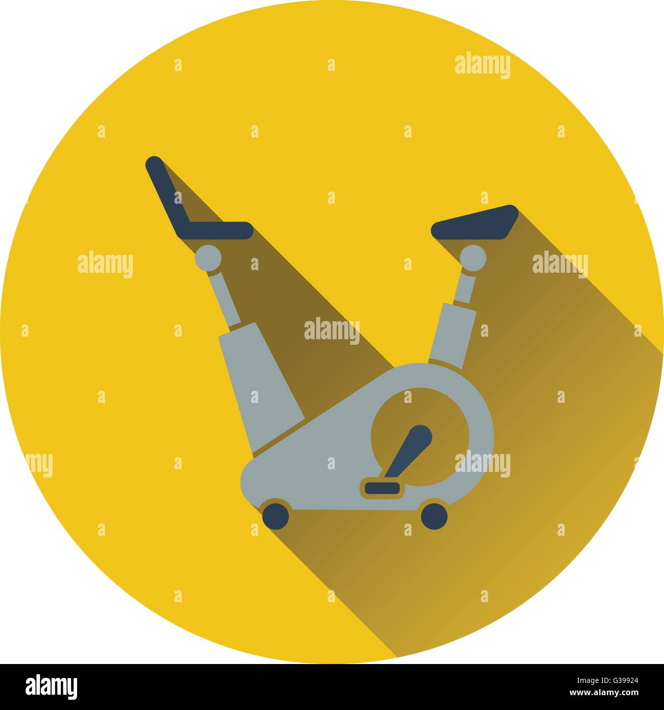 Bicycle exercycle exercise Stock Vector Images - Alamy