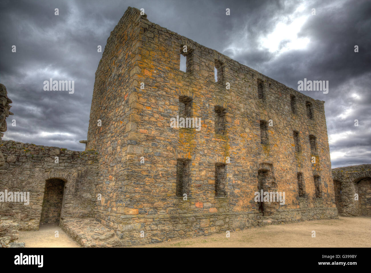 Ruthven Barracks Badenoch Scotland UK ancient historic castle ...