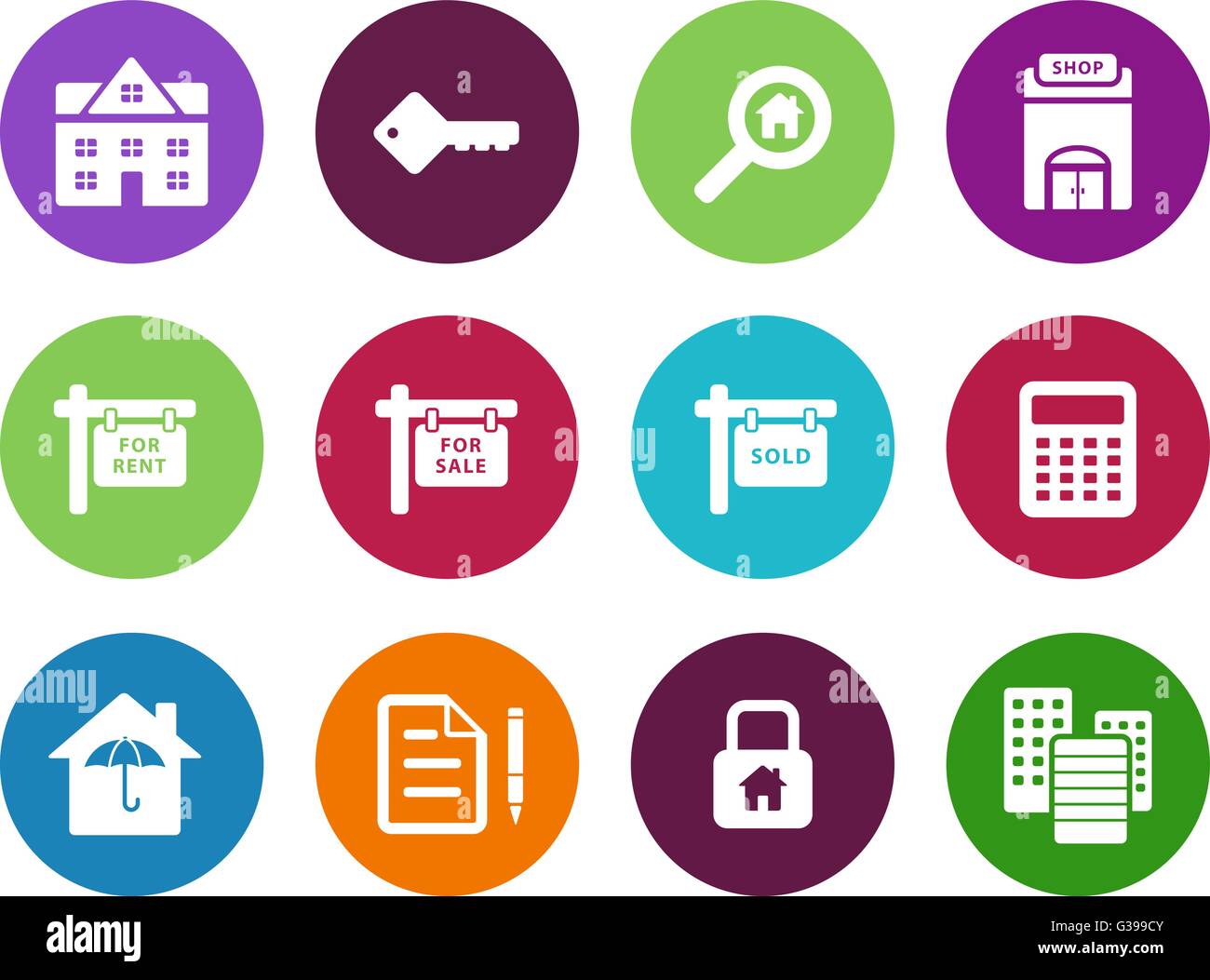 Real estate app searching Stock Vector Images - Alamy