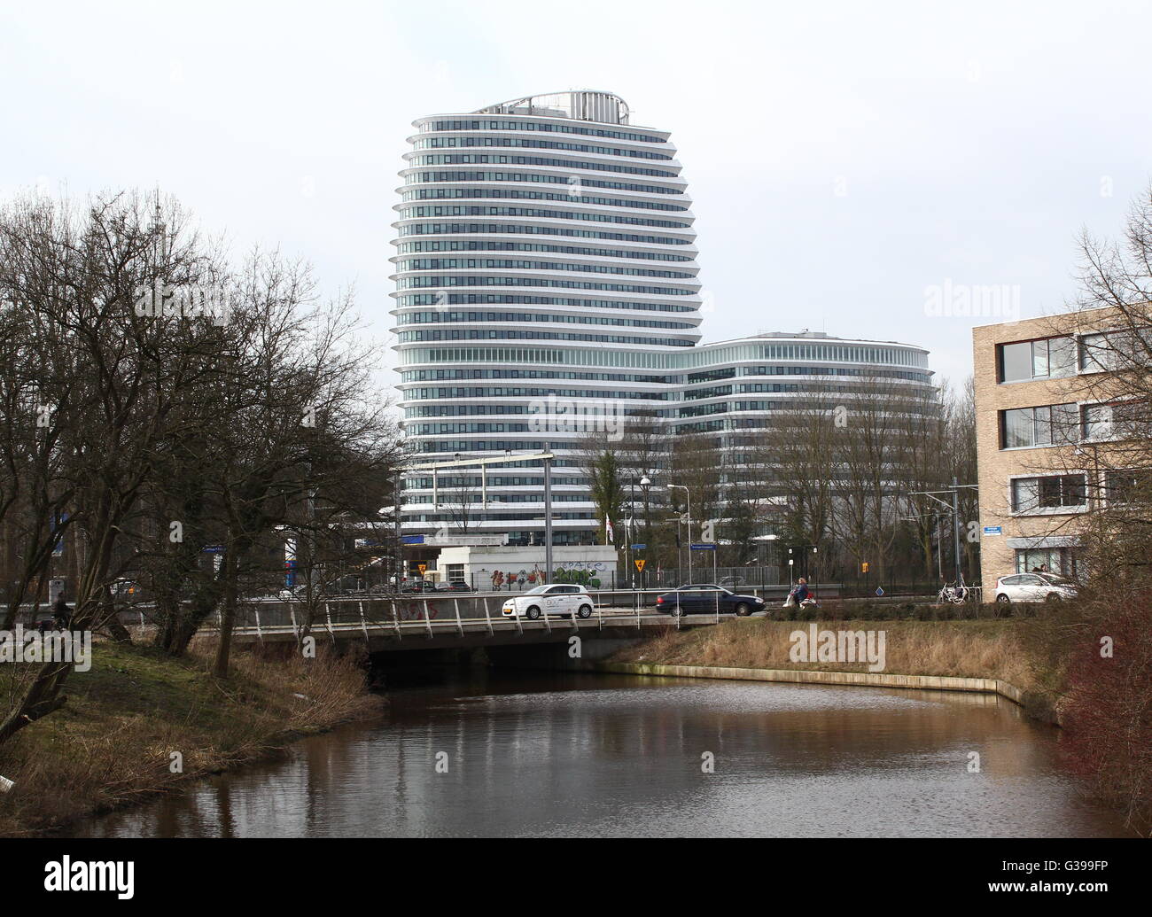 Kempkensberg or DUO towers, Groningen, Netherlands. Office complex for ...