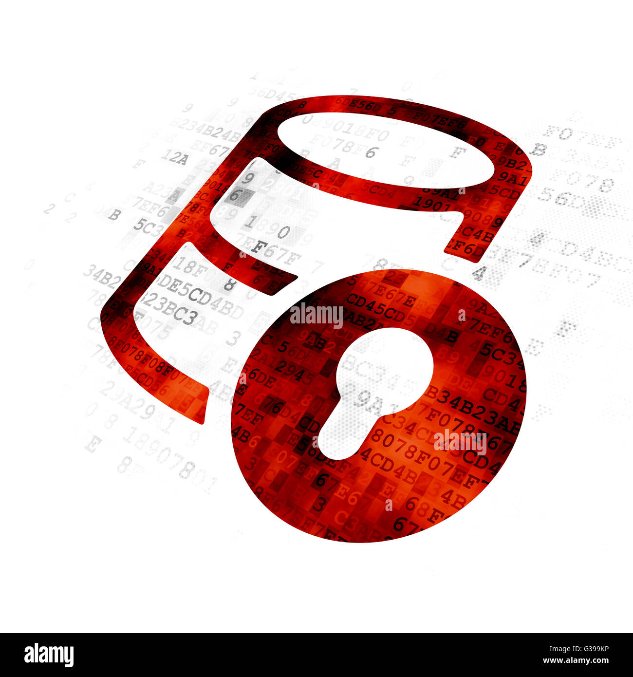 Software concept database lock Cut Out Stock Images & Pictures - Alamy