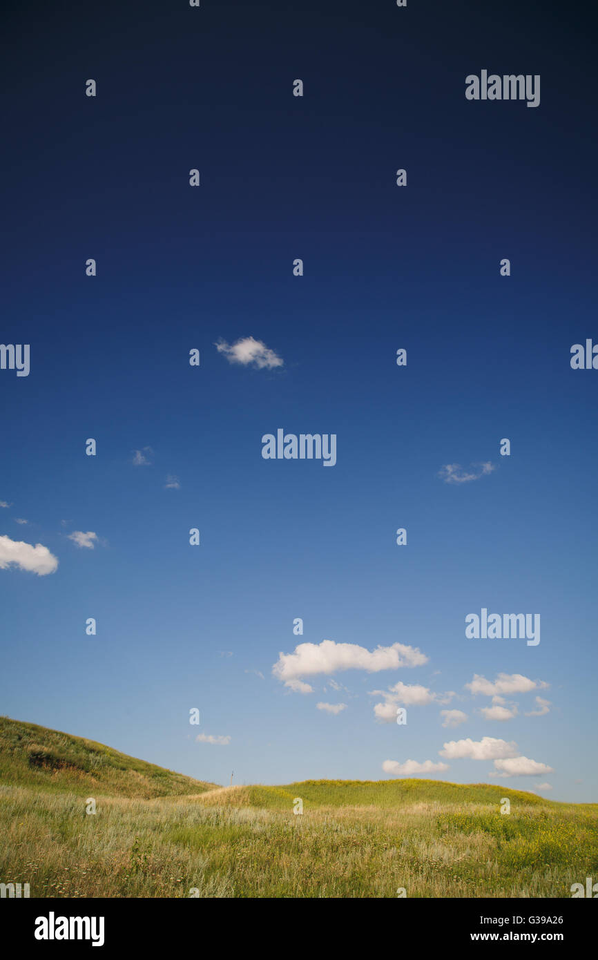 field with hills Stock Photo - Alamy