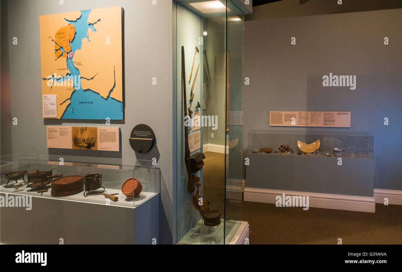 Hampton History museum and visitors center Virginia Stock Photo - Alamy