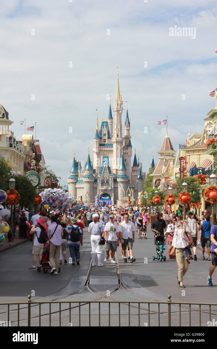 Disney theme park florida hi-res stock photography and images - Alamy