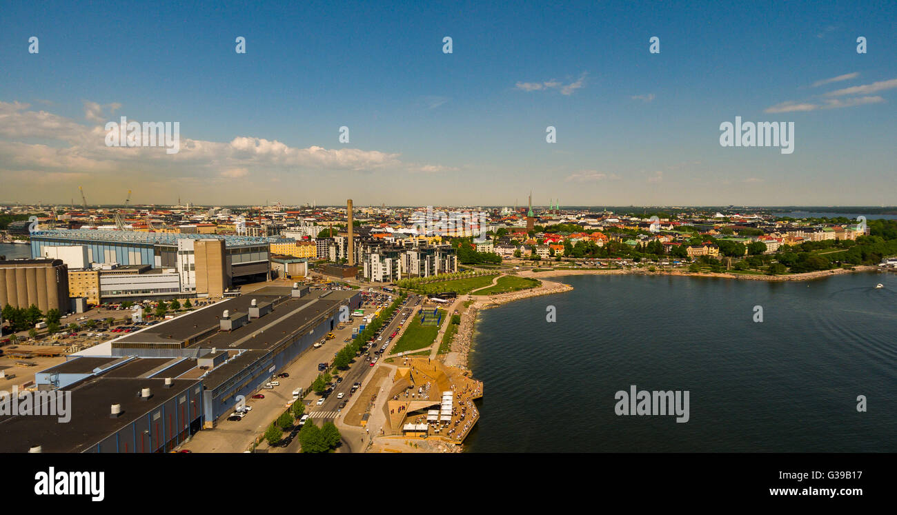 Löyly Helsinki, Pyhän Birgitan puisto, Hernesaari Stock Photo - Alamy
