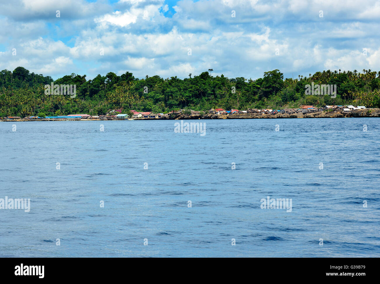 Togean Islands or Togian Islands in the Gulf of Tomini. Central ...