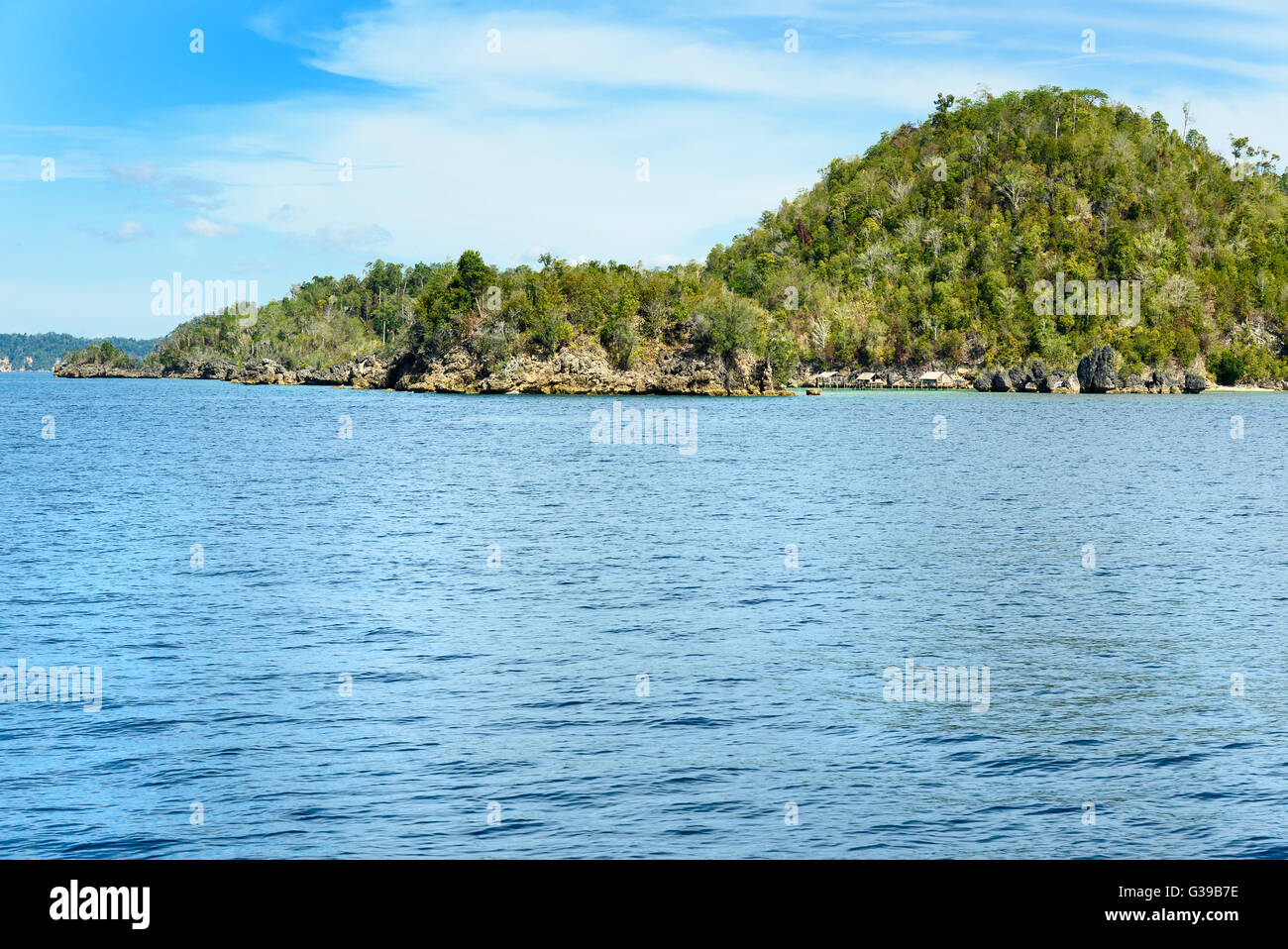 Togean Islands or Togian Islands in the Gulf of Tomini. Central ...