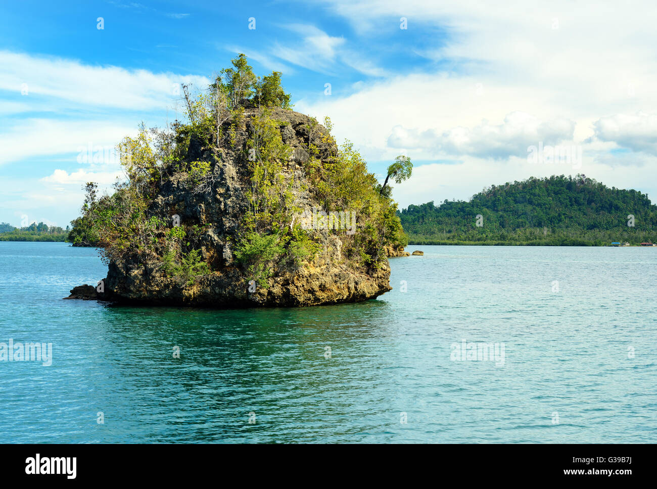 Togean Islands or Togian Islands in the Gulf of Tomini. Central ...