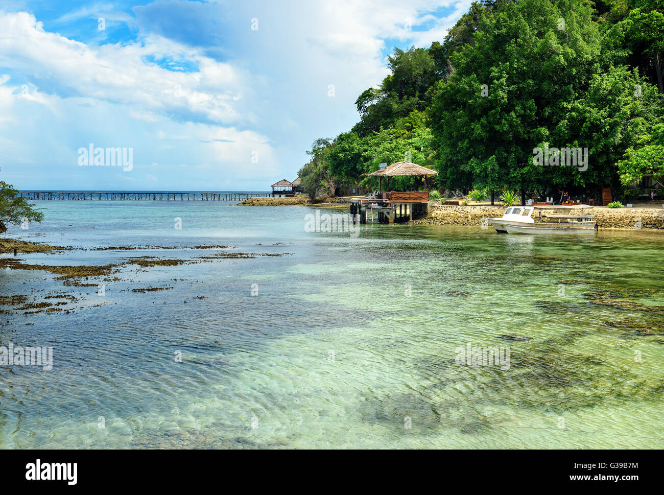 Beautiful tropical beach on Kadidiri island. Togean Islands or Togian ...