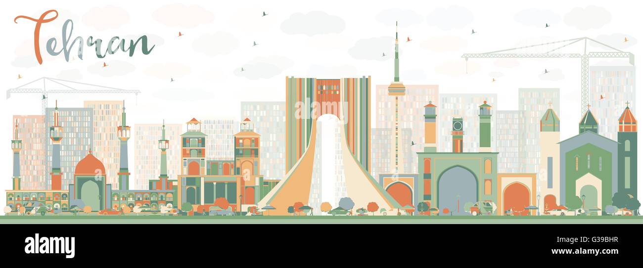 Tehran vector hi-res stock photography and images - Alamy