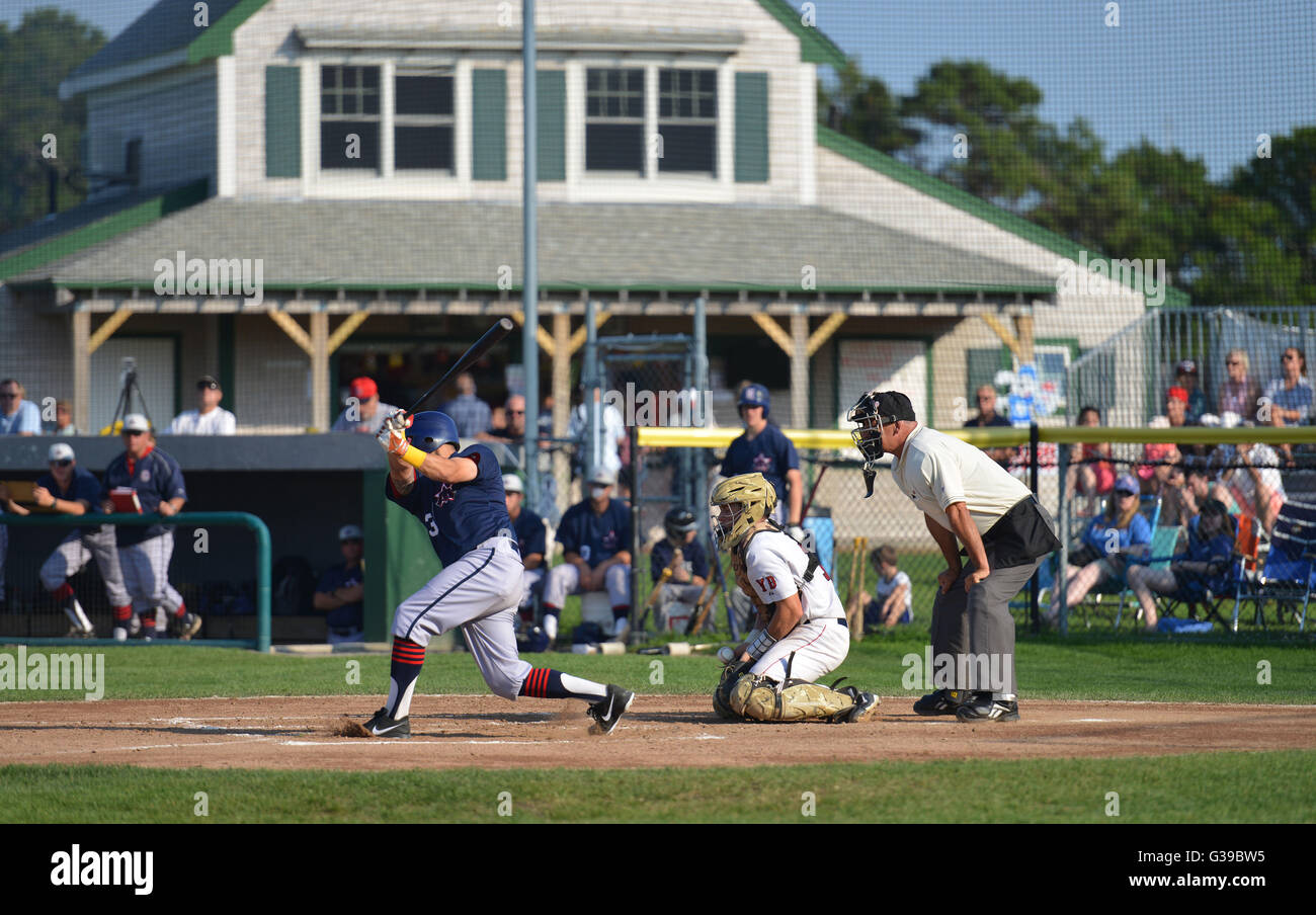 Baseball, Red Sox, Yarmouth, Dennis, Cape Cod, Massachusetts, USA Stock ...