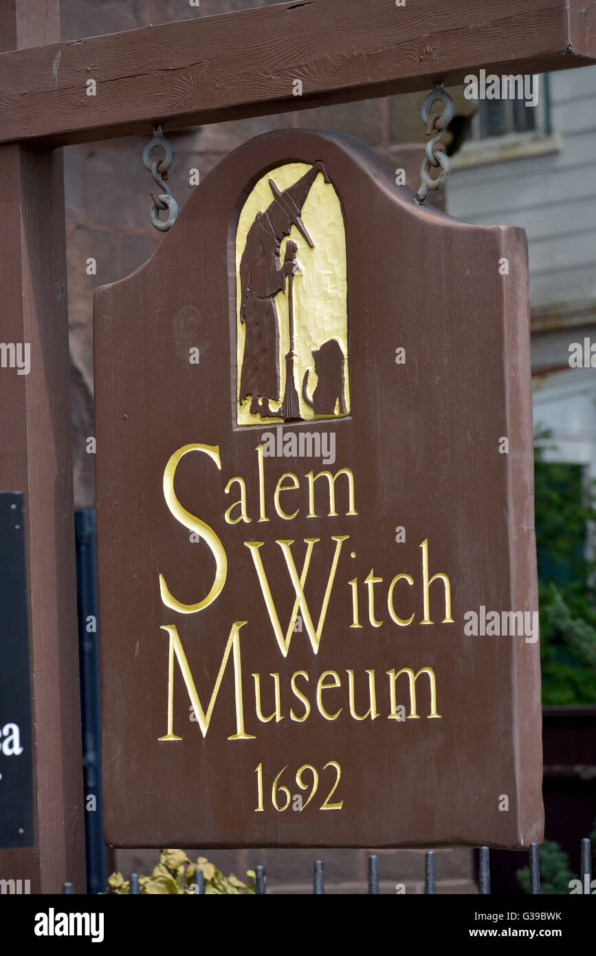 Salem Witch Museum, Washington Square, Salem, Massachusetts, USA Stock ...