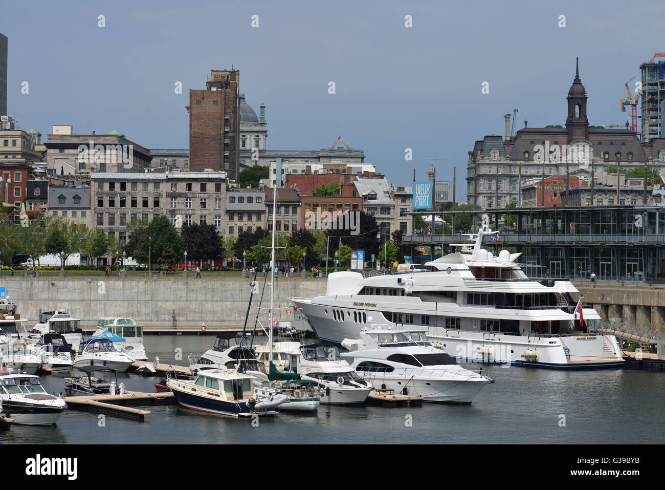 Old harbour, Montreal, Quebec, Canada Stock Photo - Alamy