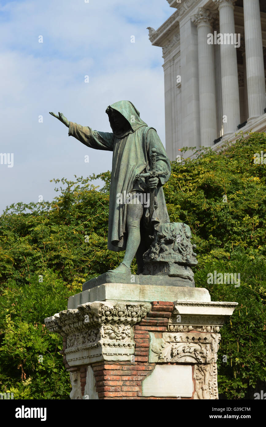 Cola di Rienzo, Capitoline Hill, Rome, Italy Stock Photo - Alamy