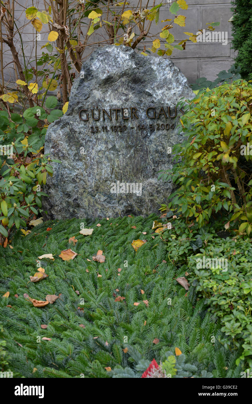 Grab, Guenter Gaus, Dorotheenstaedtischer Friedhof, Chausseestrasse ...