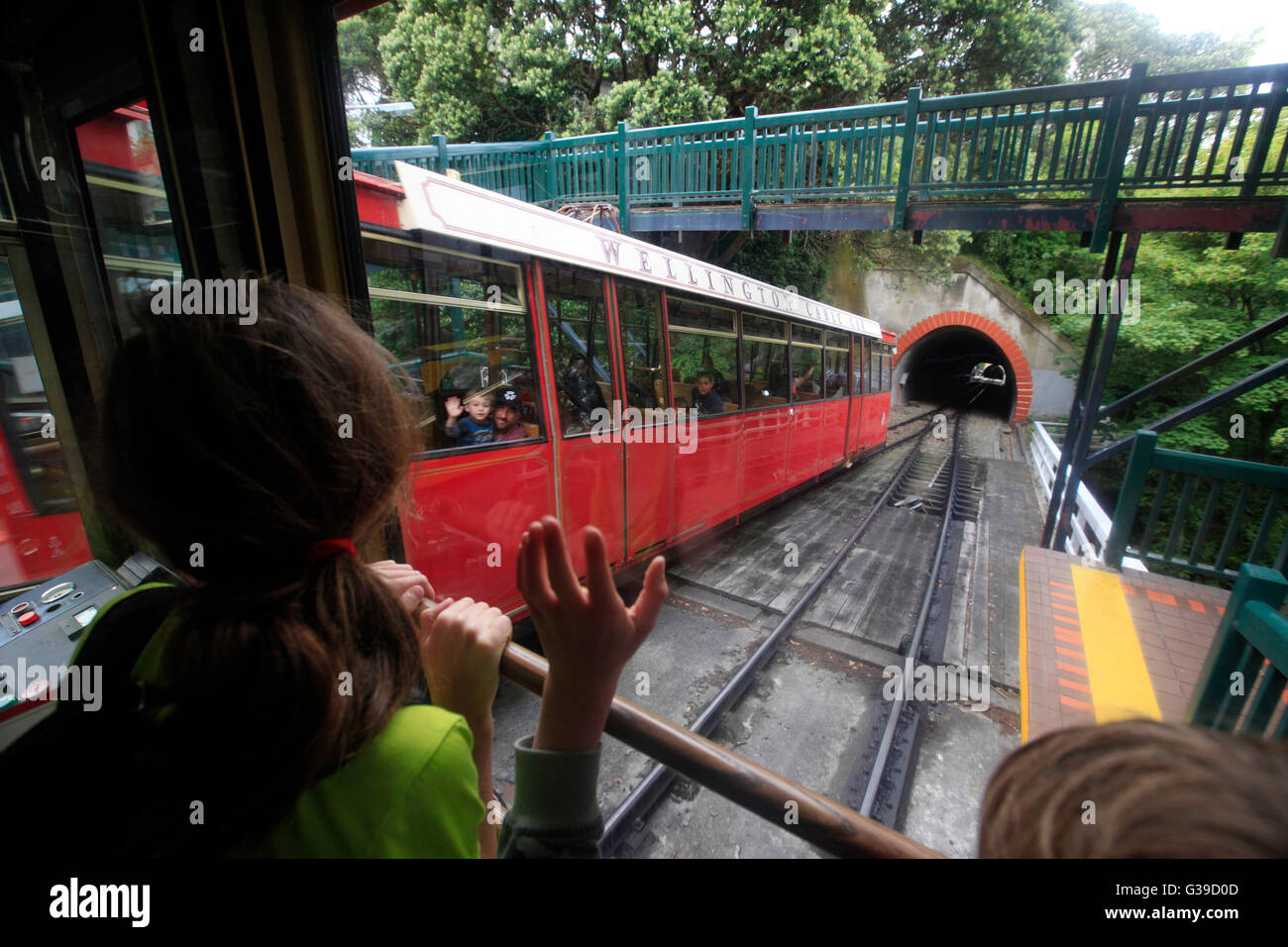 Passengers wave hi-res stock photography and images - Alamy