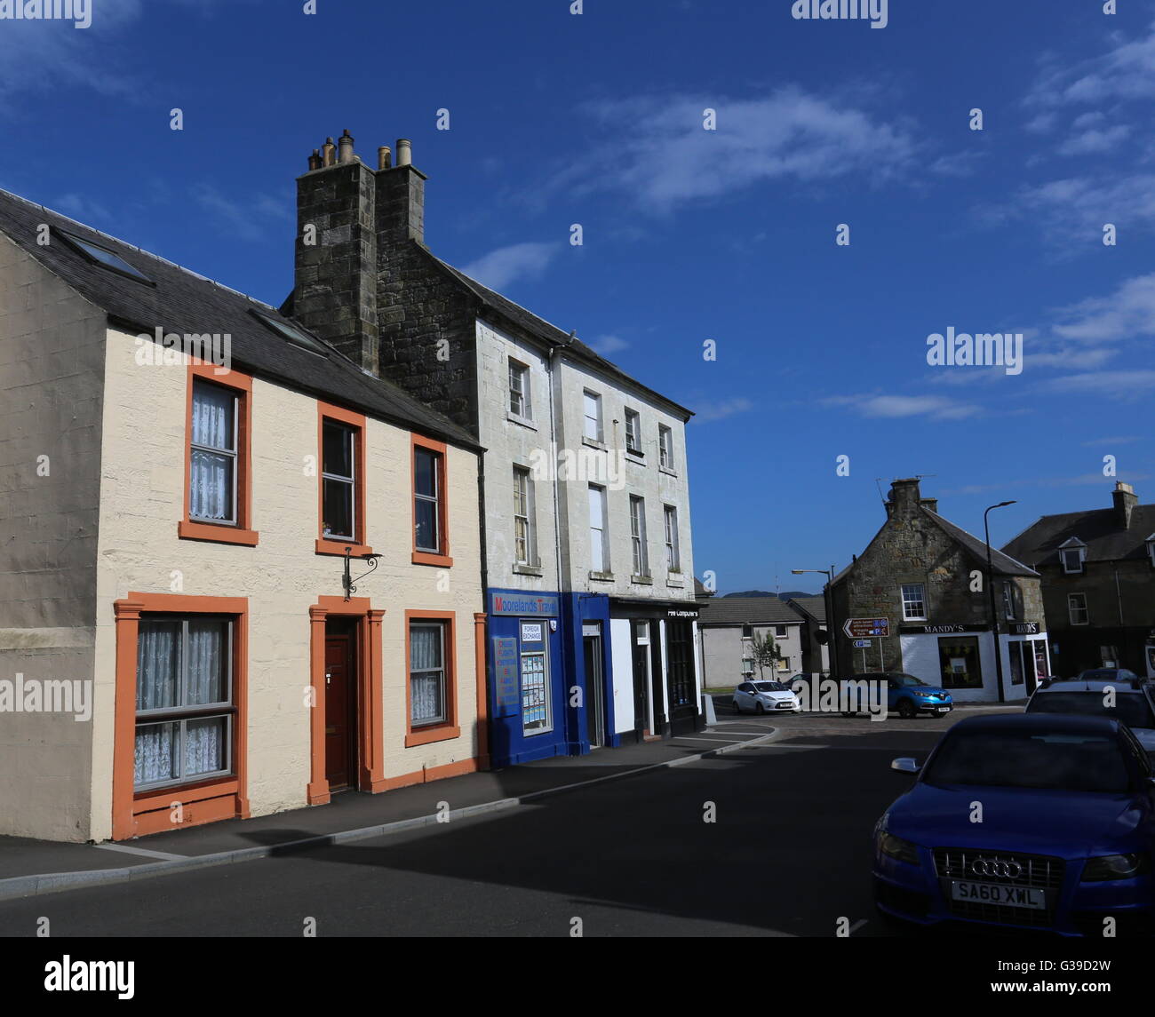 Kinross street scene Scotland June 2016 Stock Photo - Alamy