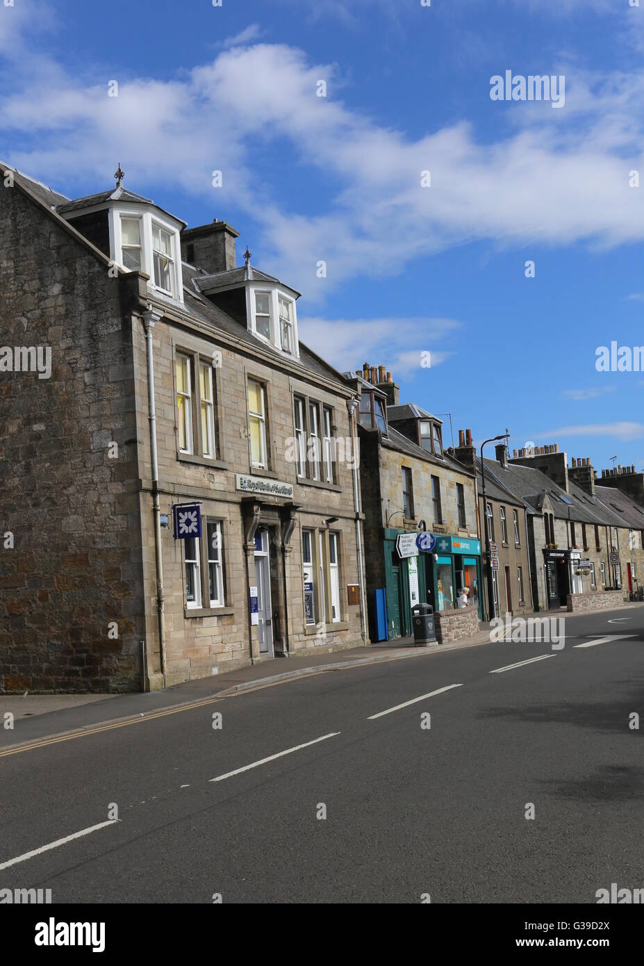 Kinross street scene Scotland June 2016 Stock Photo - Alamy