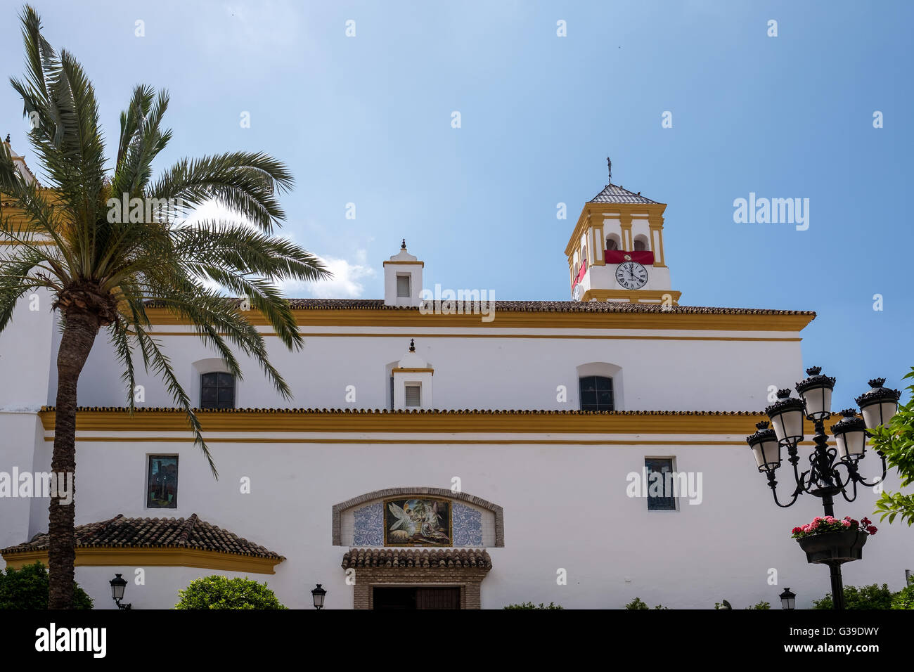 Facade of the Church of the Encarnacion in Marbella Stock Photo - Alamy