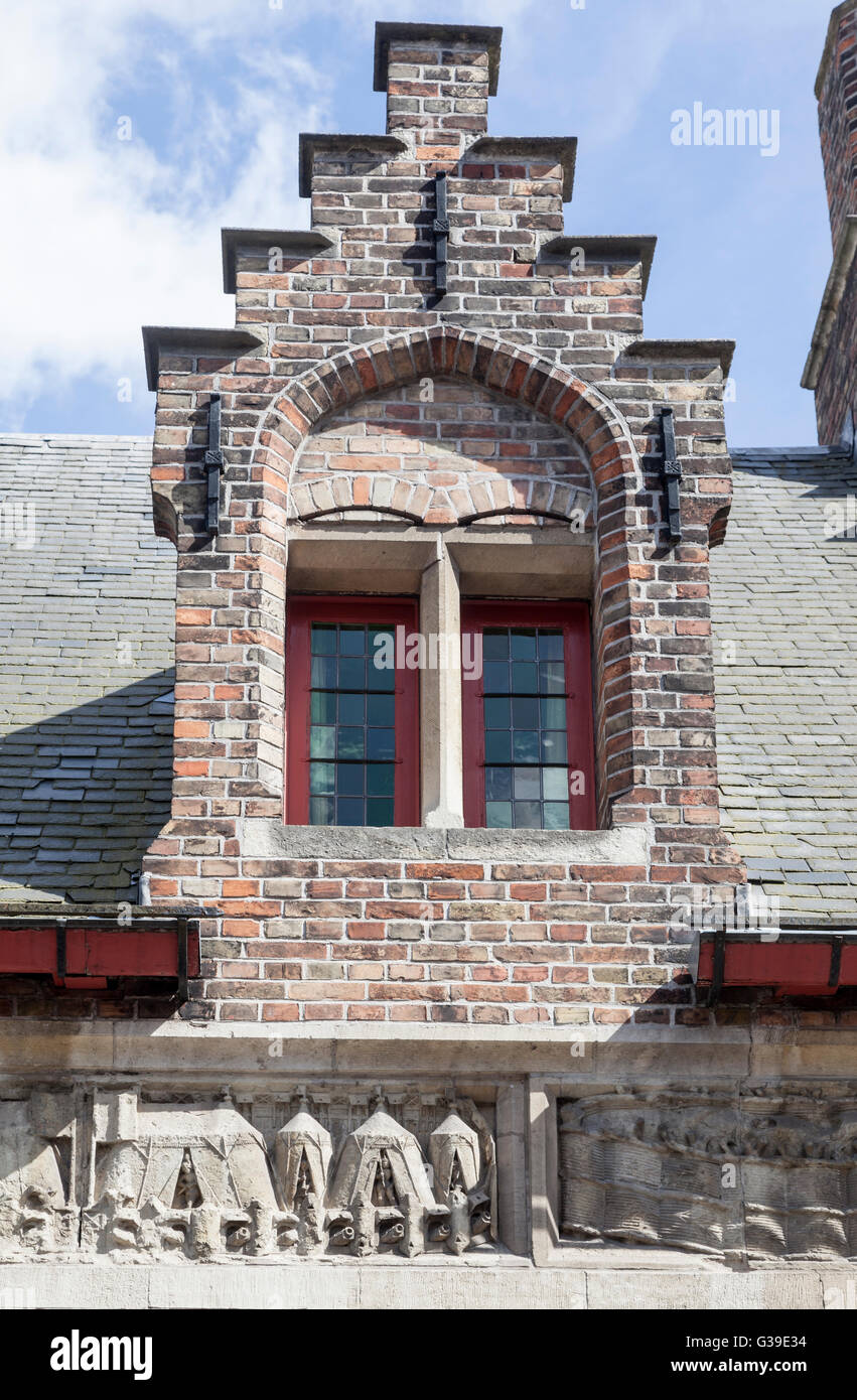 Typical Historical Building Bruges Belgium Stock Photo - Alamy
