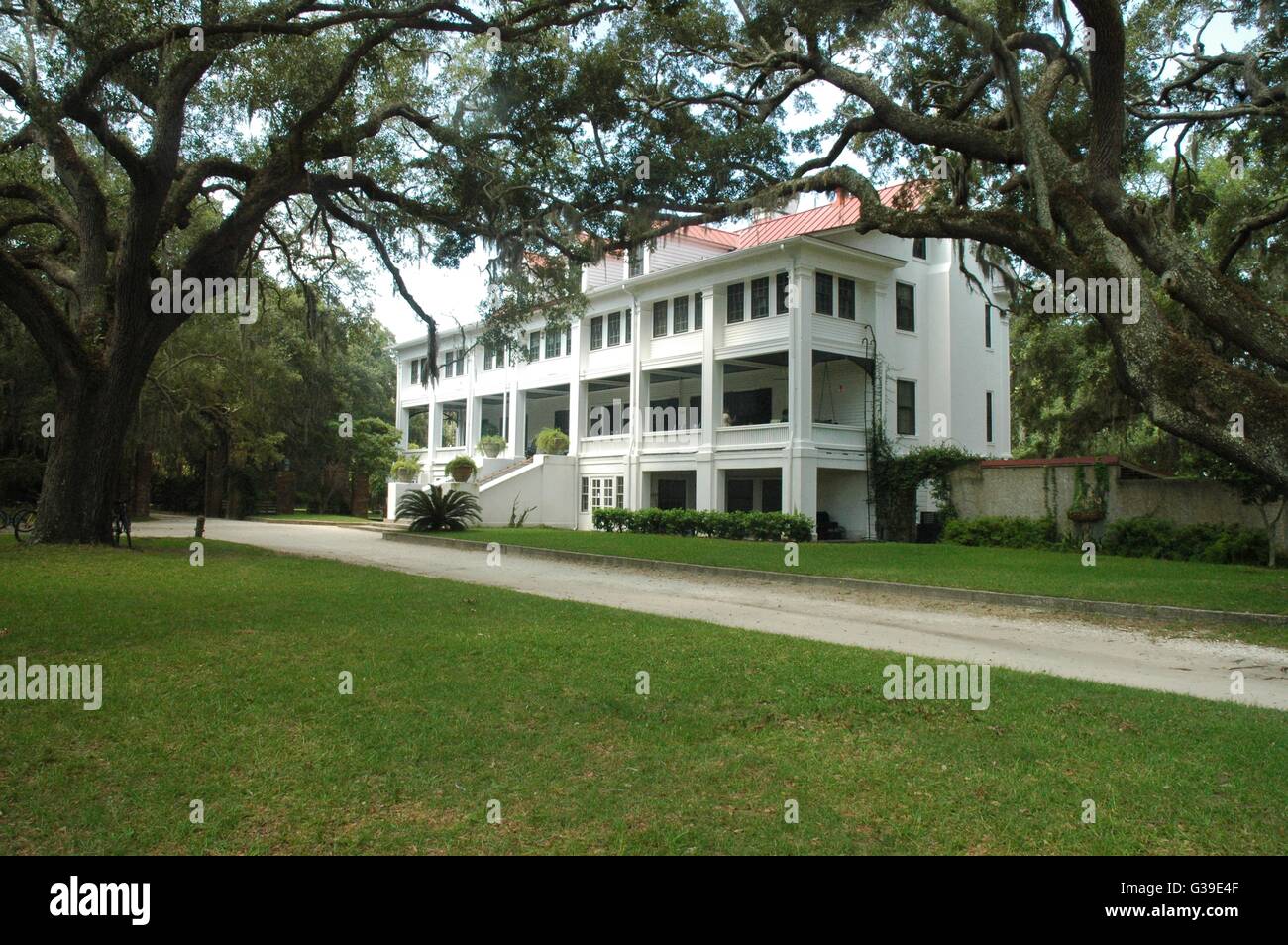 Greyfield Mansion on Cumberland Island National Seashore in Georgia ...