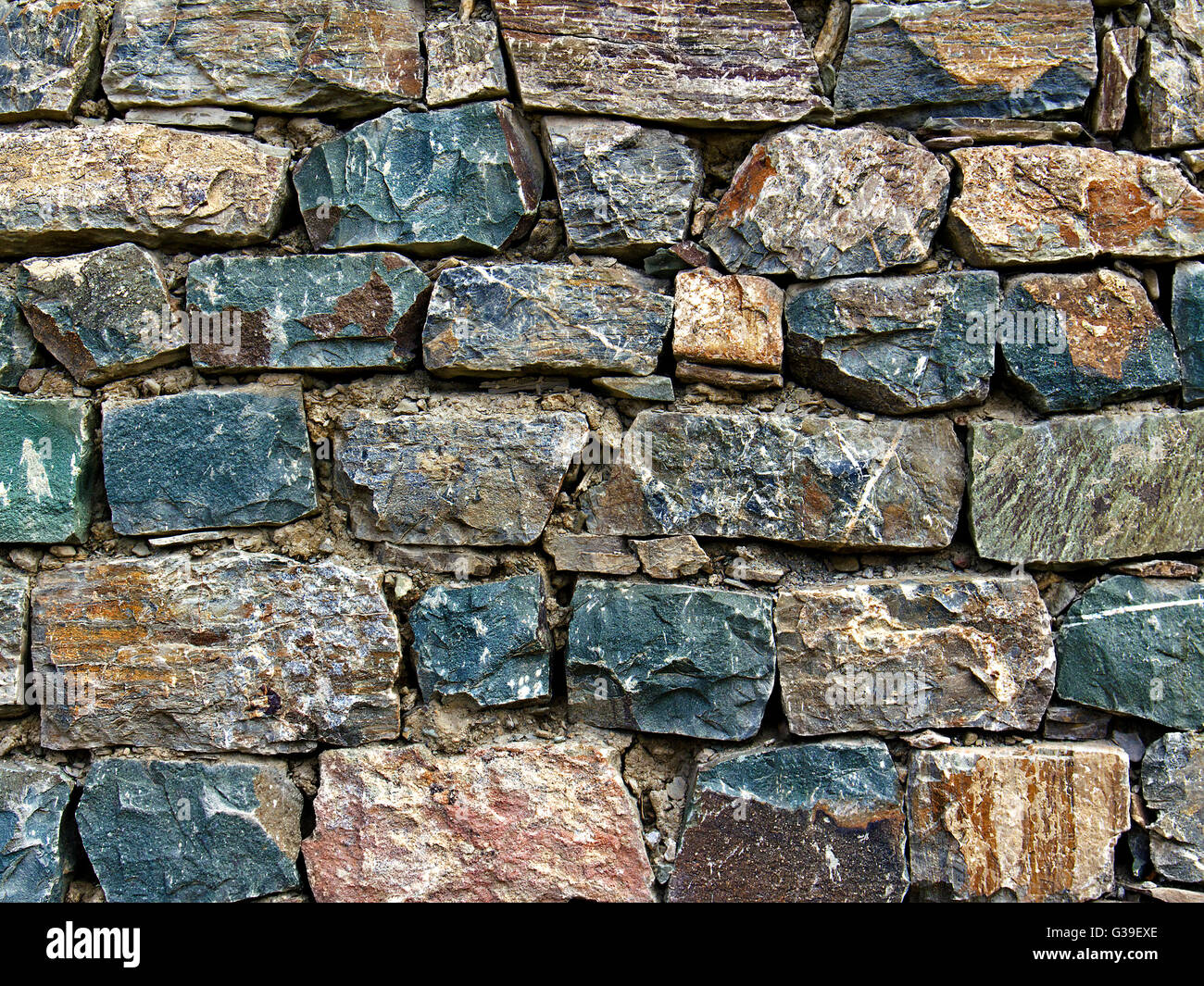 Stones in rough concrete texture hi-res stock photography and images ...
