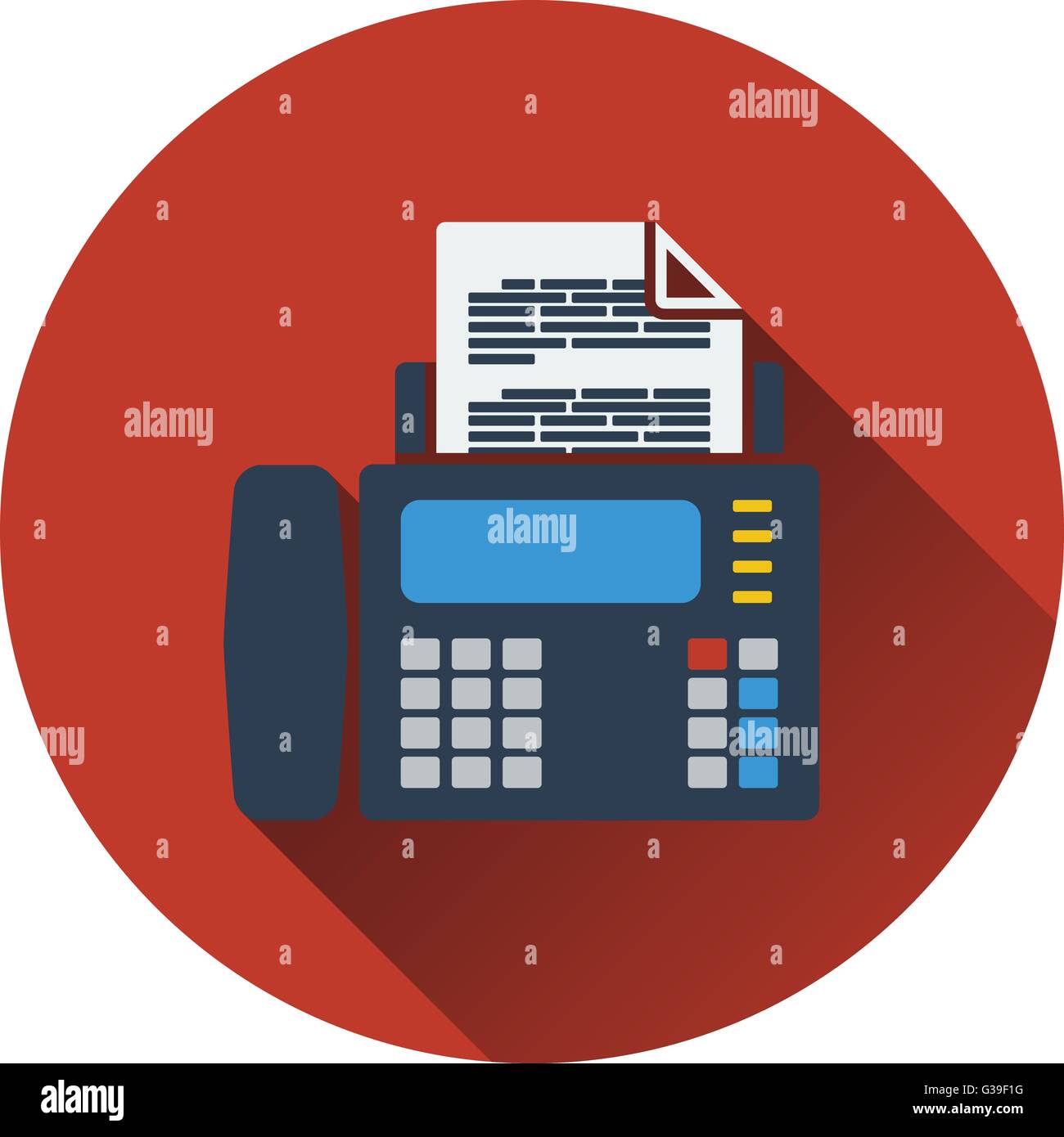 Telefax vector vectors hi-res stock photography and images - Alamy