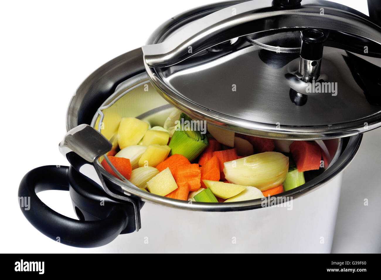 Pressure cooker stainless steel French-made for cooking food in steam ...