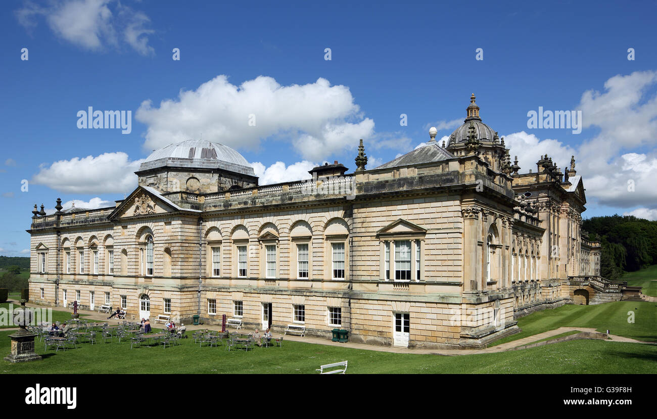 Castle Howard, a historic stately home near Malton in North Yorkshire ...