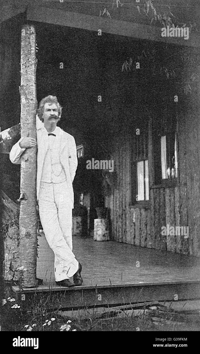 Mark Twain, Photo Stock Photo - Alamy