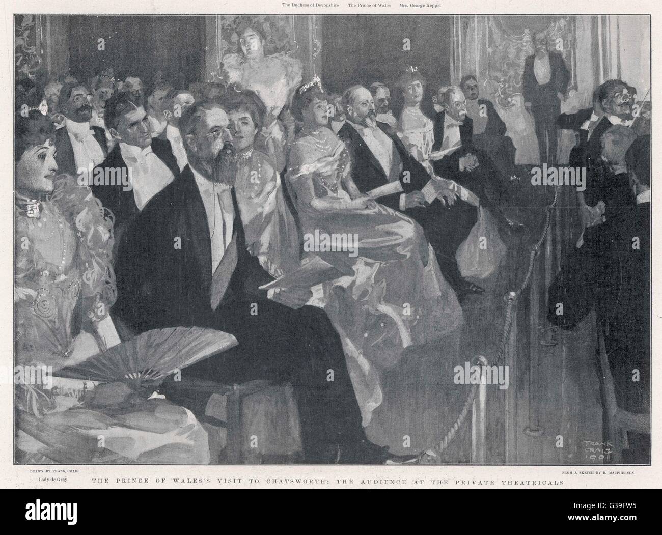 Left right the duke and duchess of devonshire hi-res stock photography ...